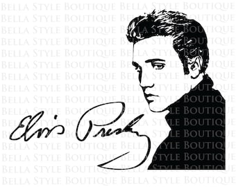 Elvis presley svg | Etsy