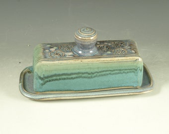 Pottery butter dish | Etsy