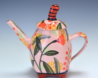Handbuilt teapot | Etsy