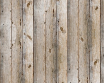Wood plank fabric | Etsy