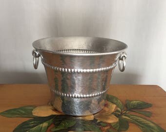 Silver ice bucket | Etsy