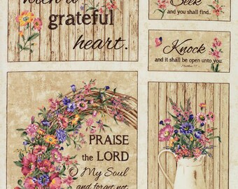 Bible verse fabric | Etsy