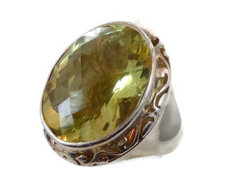 Big stone ring | Etsy