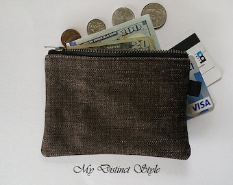 Denim coin purse | Etsy