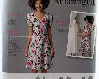 Items similar to Dropped Waist Pleated Dress Pattern Amazing Fit...2012 ...