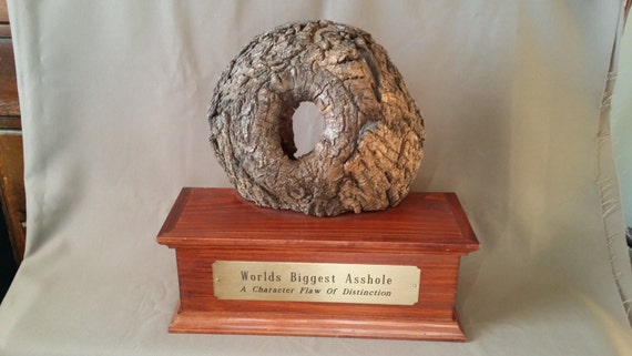 Items Similar To Worlds Biggest Asshole Trophy Trophies Awards Anal