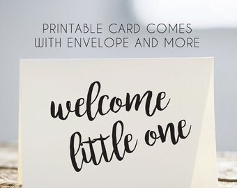 Welcome little one | Etsy