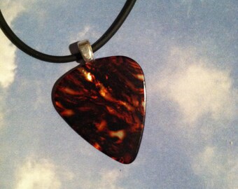 Tortoise shell guitar pick | Etsy