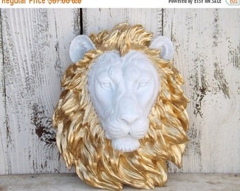 Fake lion head | Etsy