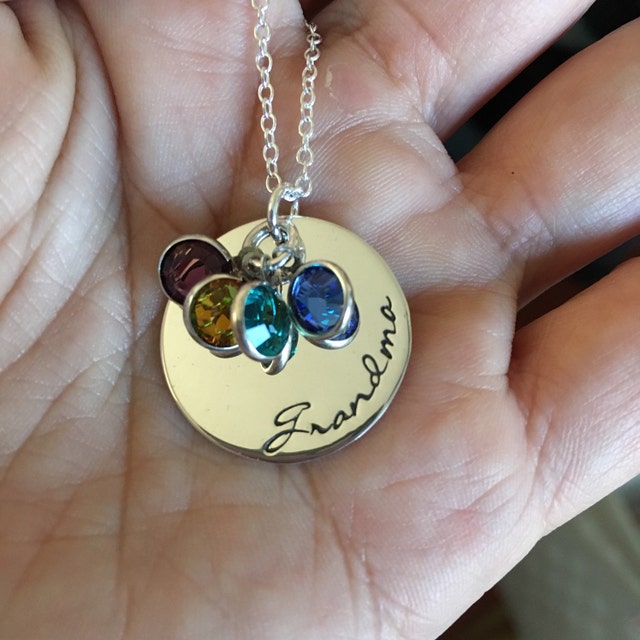 Personalized Hand Stamped Jewelry Custom Mommy by IntentionallyMe