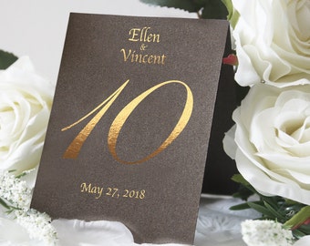 Folded table numbers | Etsy