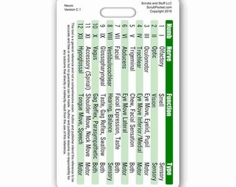 Lab Values Badge Pocket Card Reference Vertical by scrubsandstuff