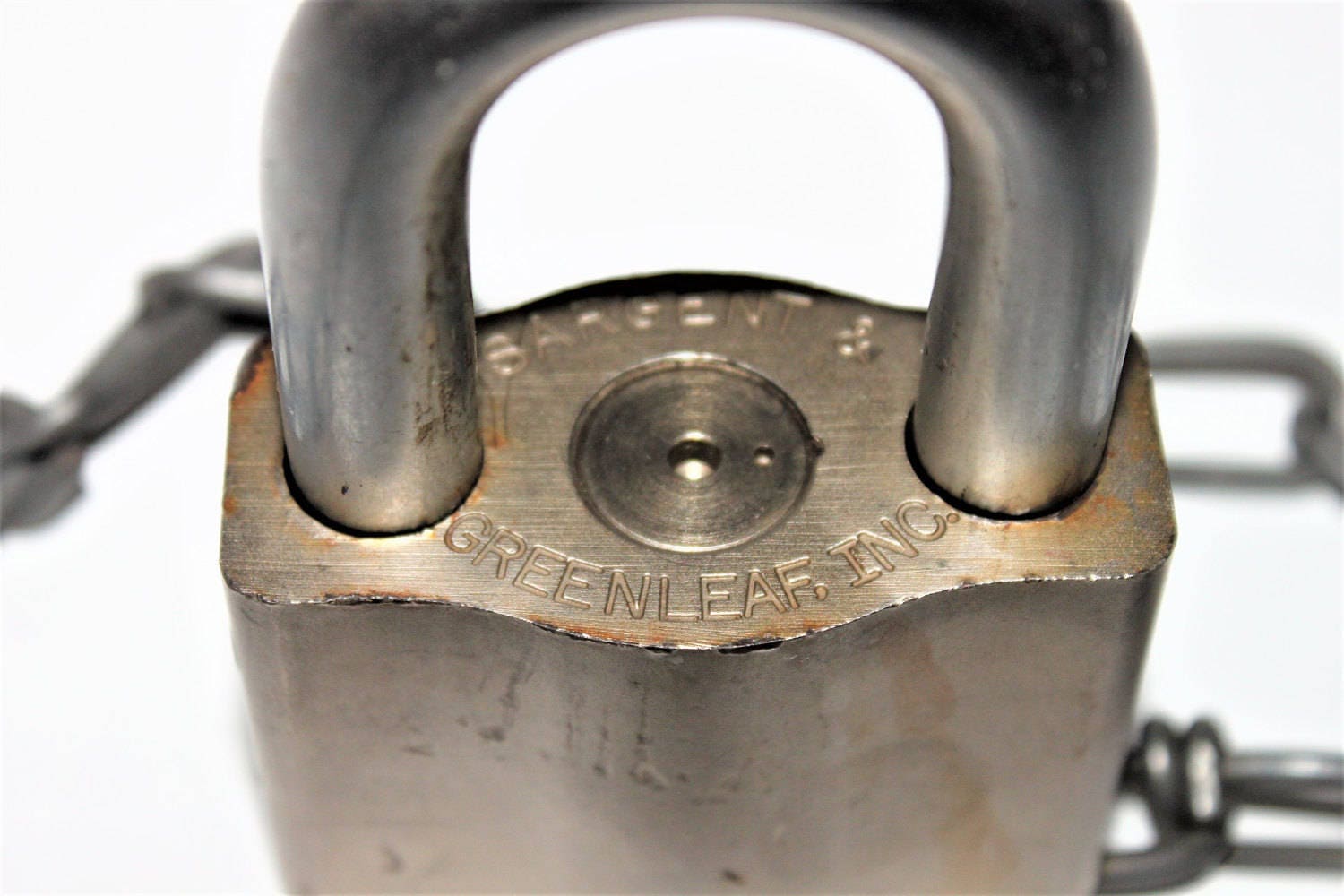 High Security Sargent & Greenleaf Railroad Padlock w/key #105 For Use ...