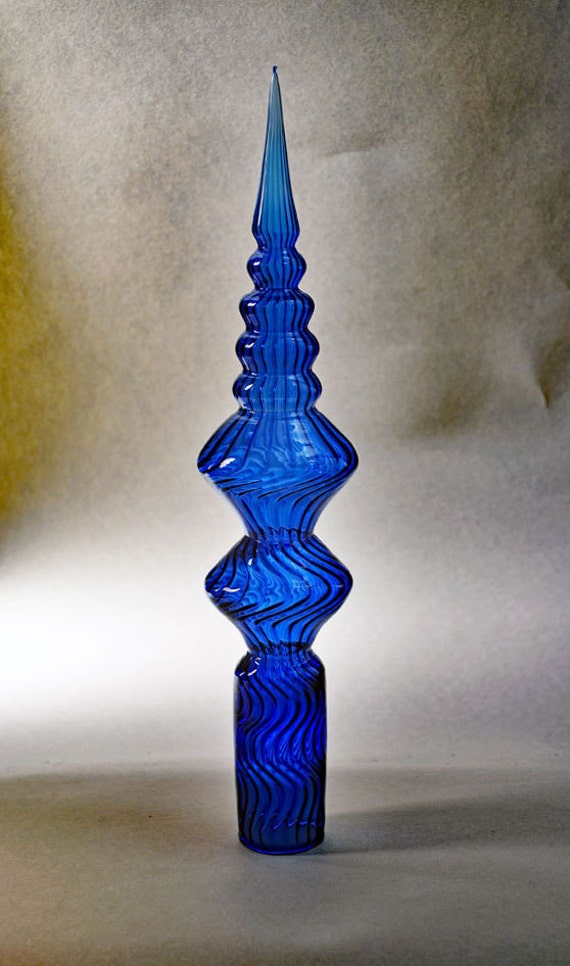 Christmas Tree Topper Glass Tree Topper Blown by TeriSokoloffGlass