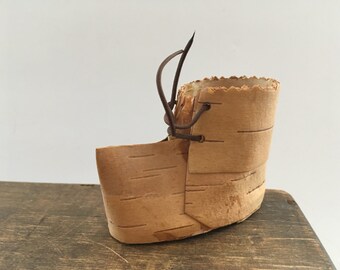 Birch bark shoes | Etsy