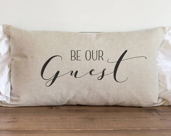 Be our guest pillow | Etsy