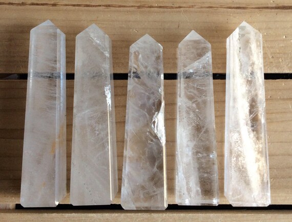 Clear Quartz Point Crystal Tower Master CrystalHealing