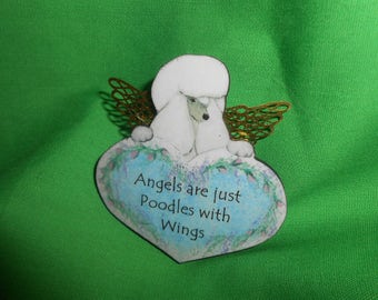 Poodle angel | Etsy