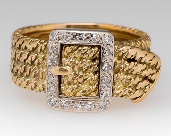 Items similar to Sterling Silver Belt Ring on Etsy