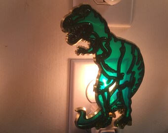 Dinosaur night light | Etsy