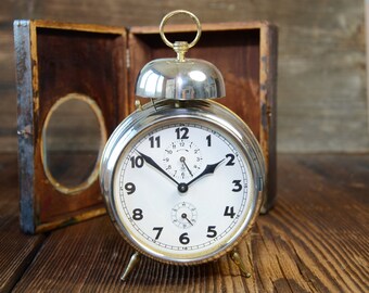 Rustic alarm clock | Etsy