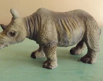 Rhino figurine | Etsy