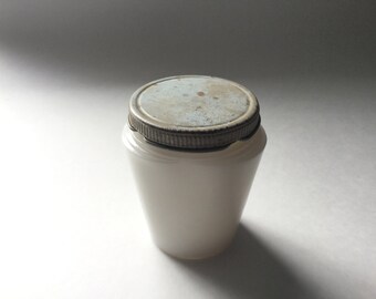 Milk glass with lid | Etsy
