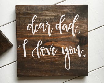 Dear dad | Etsy