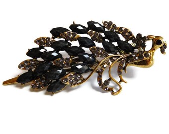 Black shawl pin | Etsy