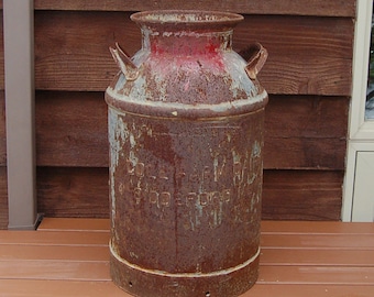 Antique milk can | Etsy