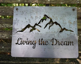 Custom Metal Quote Sign and Sayings Inspirational