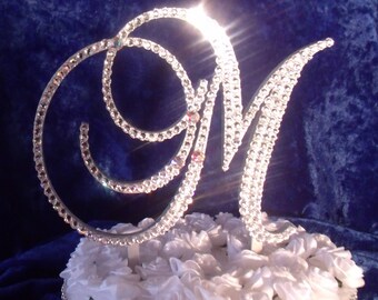 Letter m cake topper | Etsy