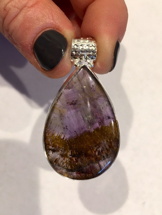 Super 7 Pendant Super seven crystal Melody Stone Pendant