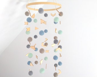 Felt ball mobile | Etsy