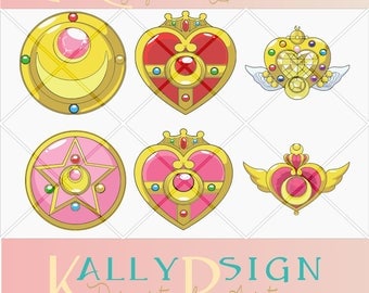 Sailor moon brooch | Etsy