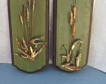 Metal cattails | Etsy