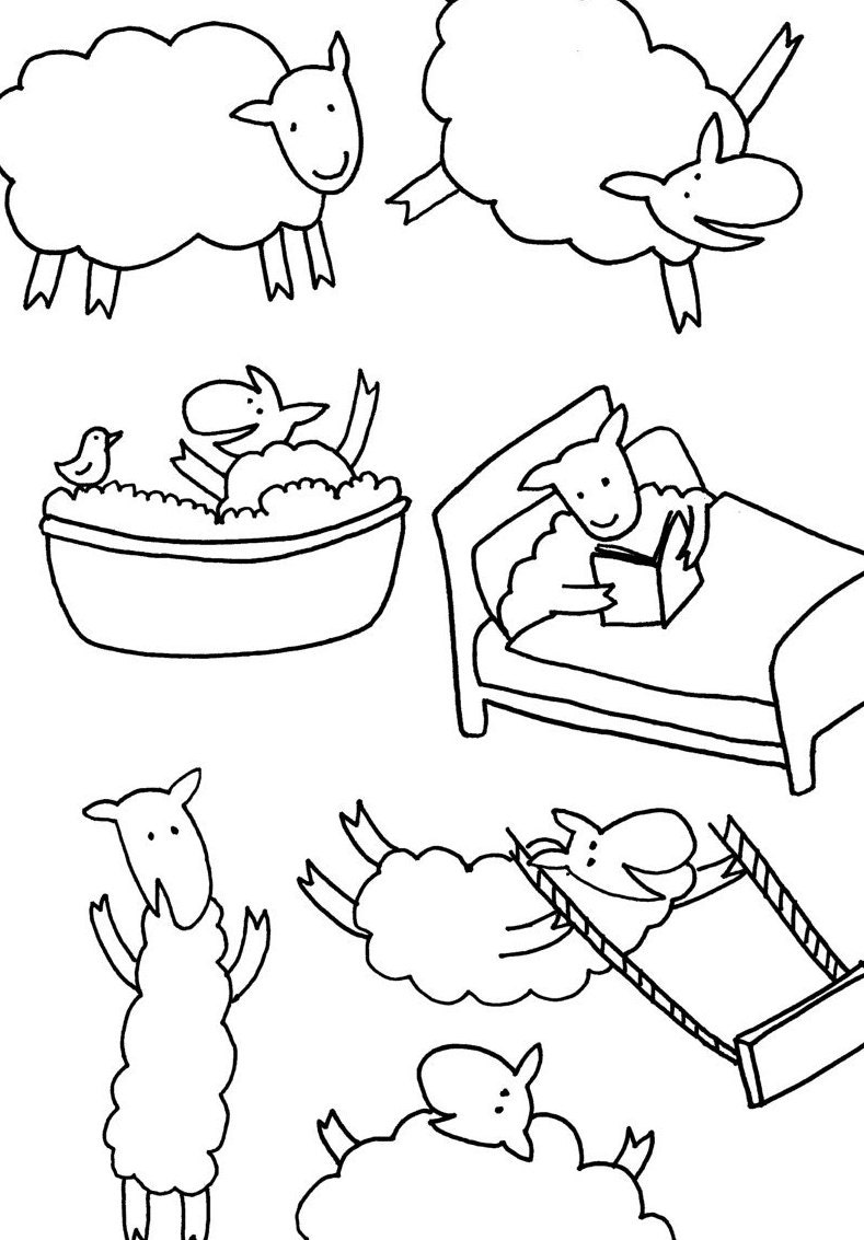 Where is the Green Sheep colour in pages