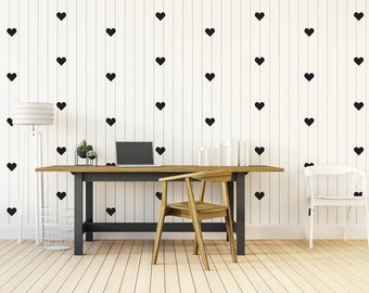 Heart wall decal | Etsy