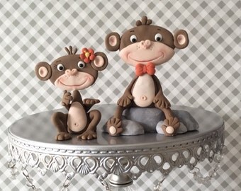Fondant monkey | Etsy