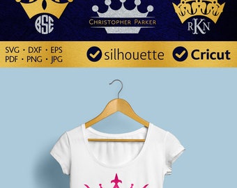 Crown monogram | Etsy