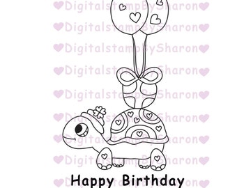 Turtle coloring | Etsy