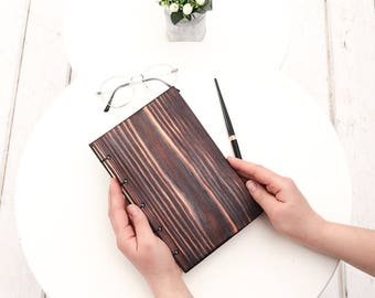 Wooden book cover | Etsy