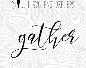 Gather font | Etsy