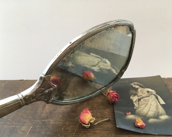 Antique hand mirror | Etsy