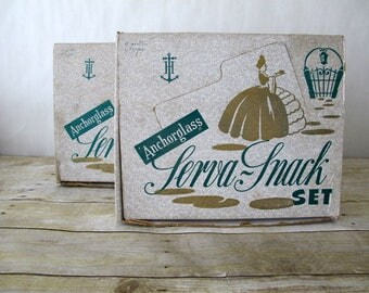 1950s snack set | Etsy