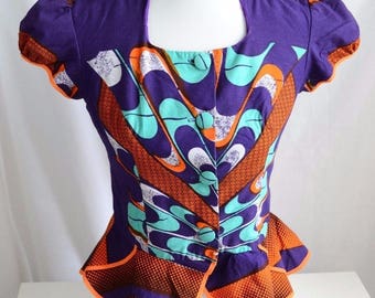 African print peplum | Etsy