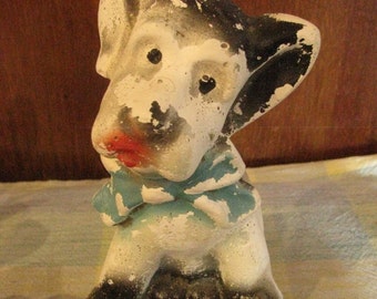 Plaster dog | Etsy