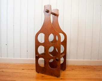 Industrial wine rack | Etsy