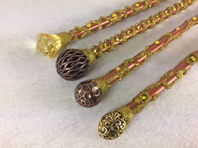 Steampunk Wand Copper Magic Wand Wizard Wand Fairy by FairyMeShop