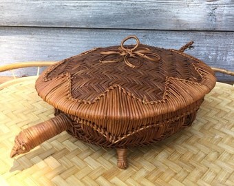 Turtle basket | Etsy